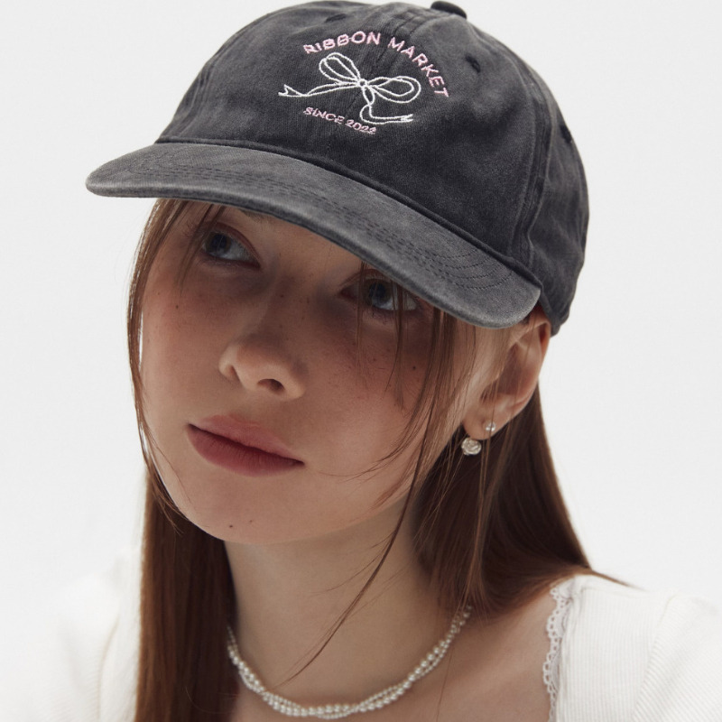 [단독~2.16]Vintage ribbon cap - 하고(HAGO)