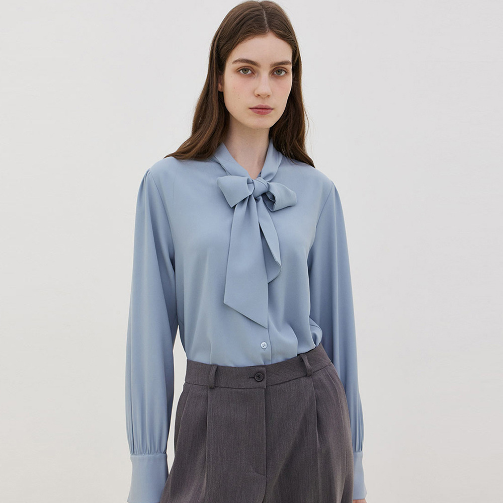 [25%쿠폰]투웨이 타이 블라우스 - 3color - 하고(HAGO)