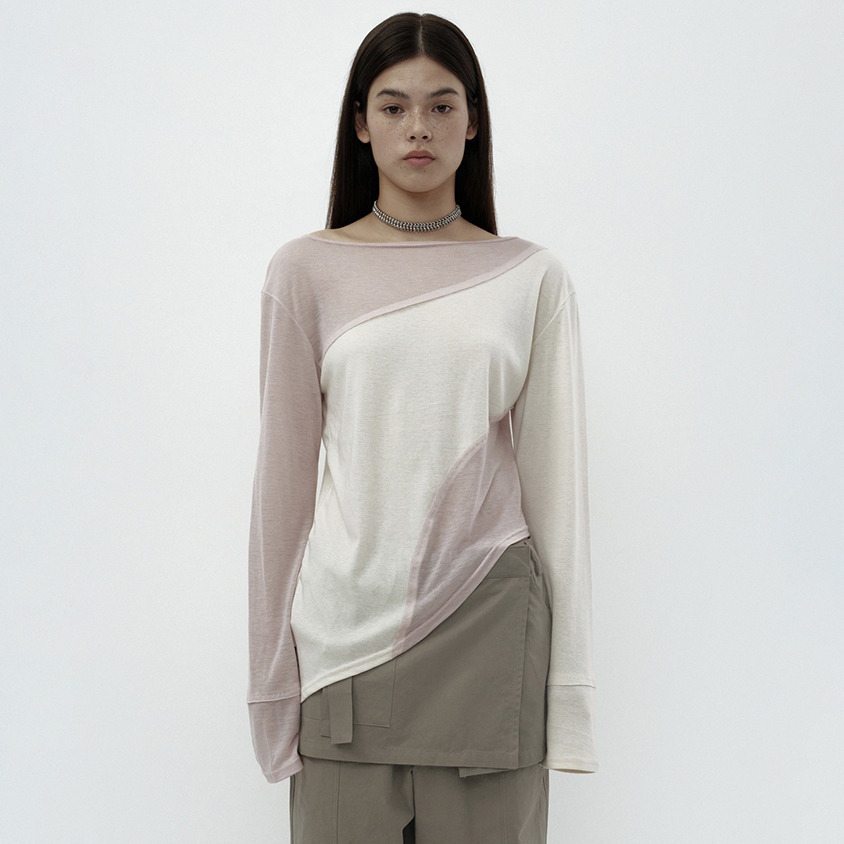 WAVE MIXED TOP / PINK - HAGO(하고)