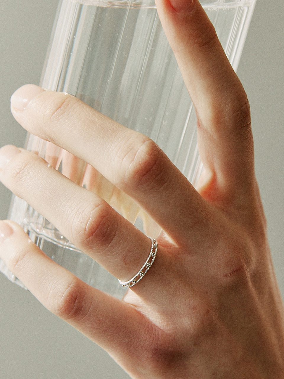 [silver925]mini twinkle ring - 하고(HAGO)