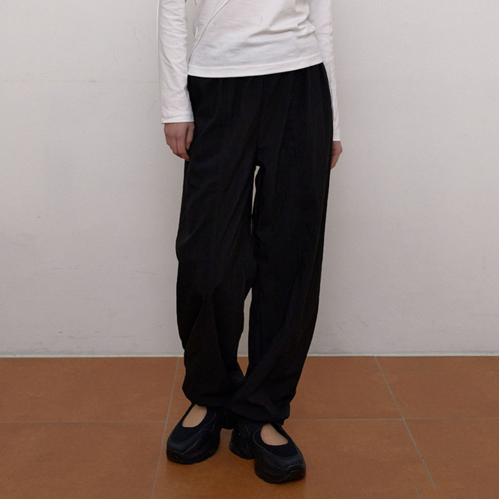 Nylon Line String Pants (Black) - HAGO(하고)