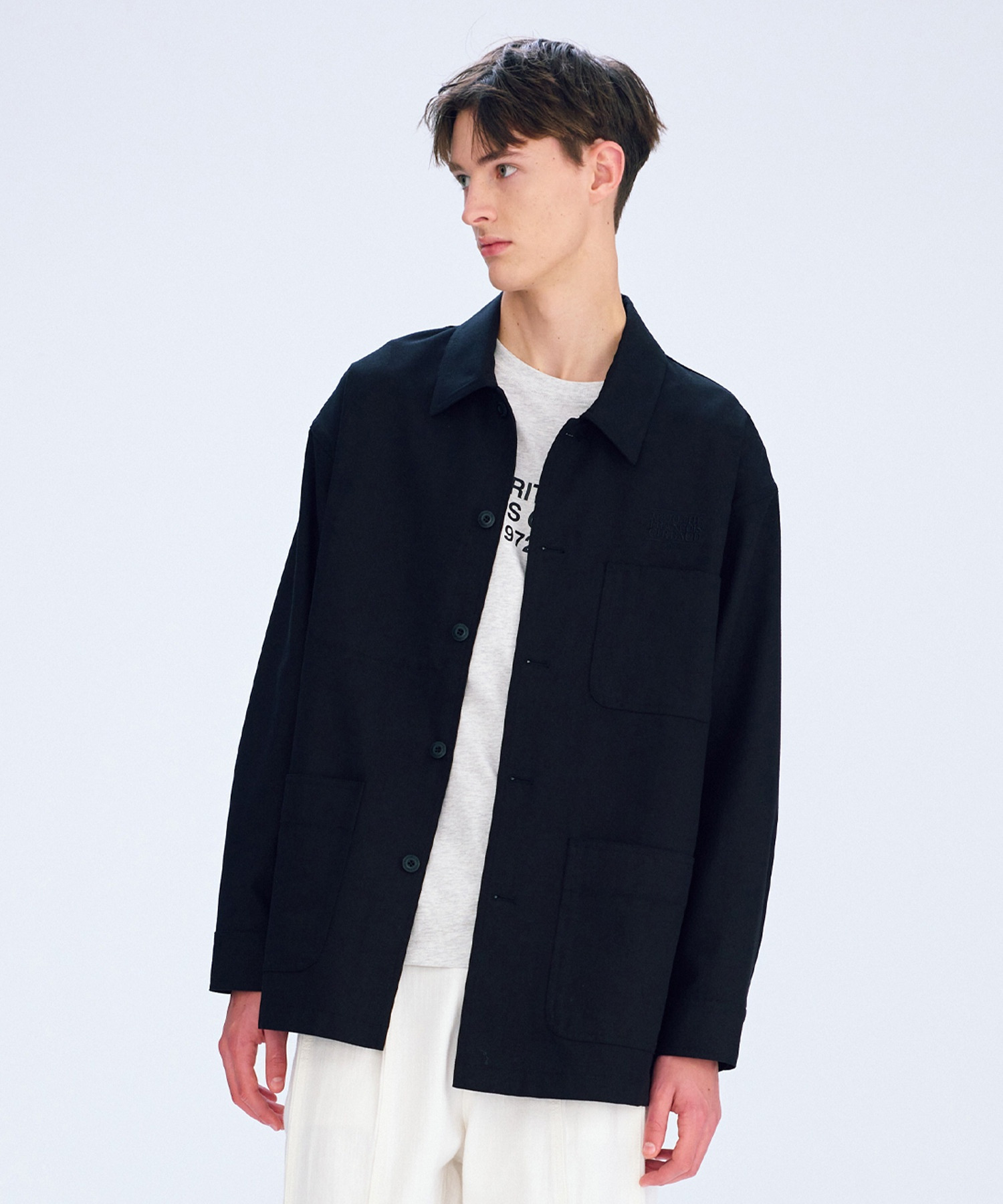 FRENCH WORK JACKET black - HAGO(하고)