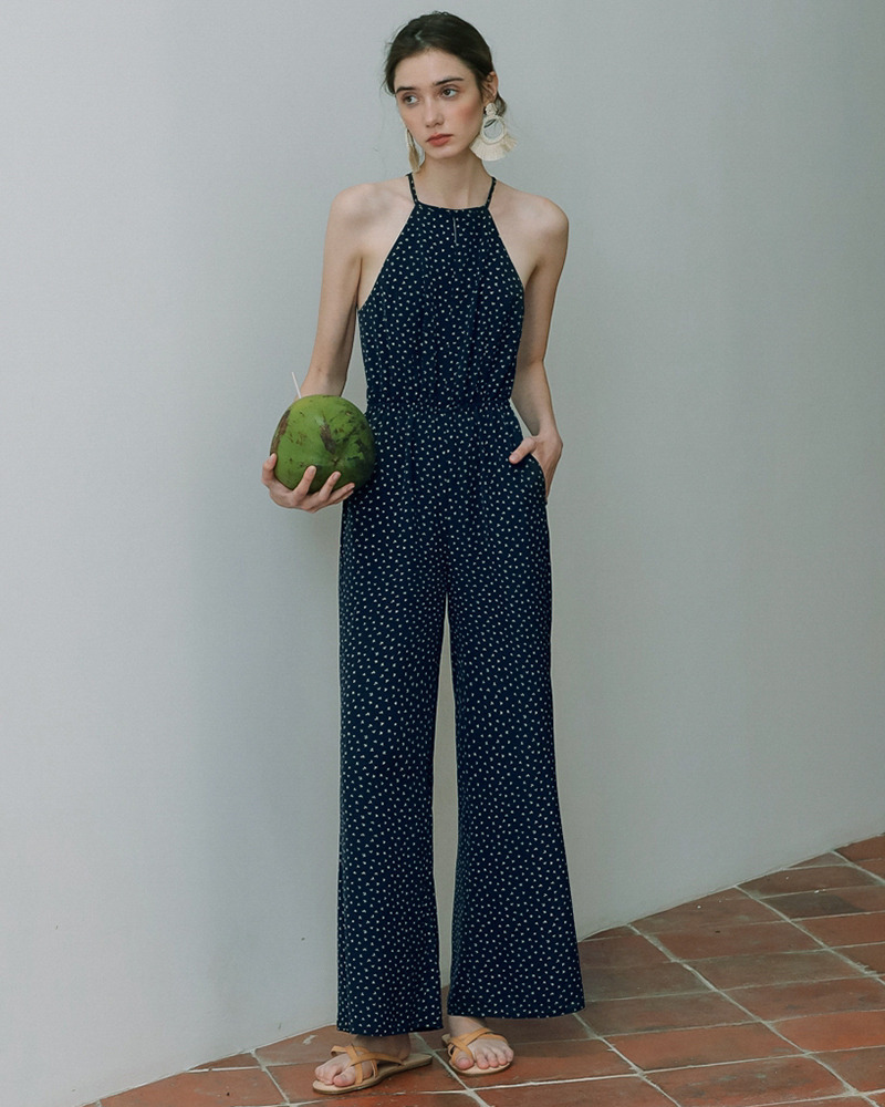 DD_Dot backless jumpsuit - HAGO(하고)