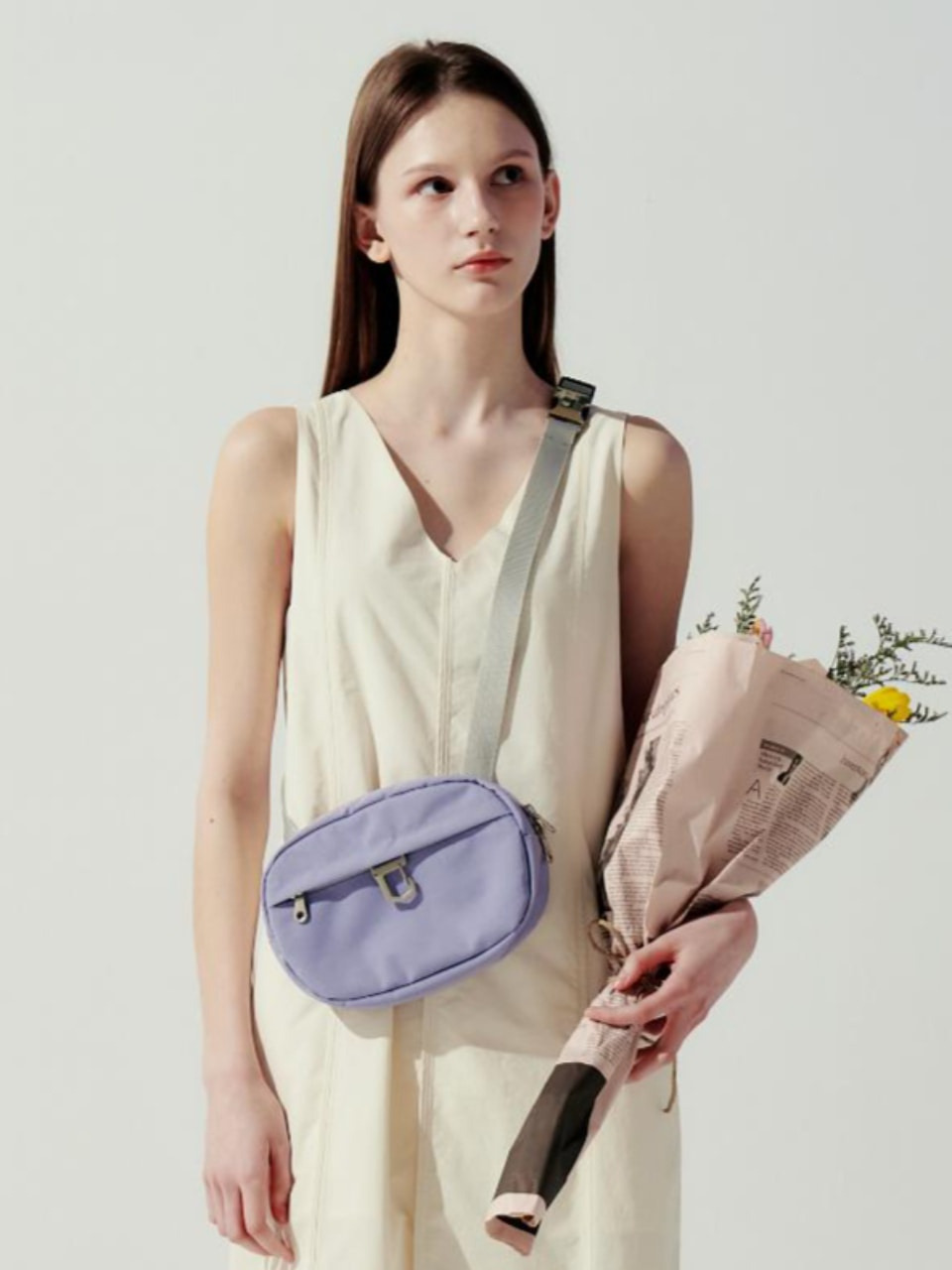 Essential Cross bag_Lavender - HAGO(하고)