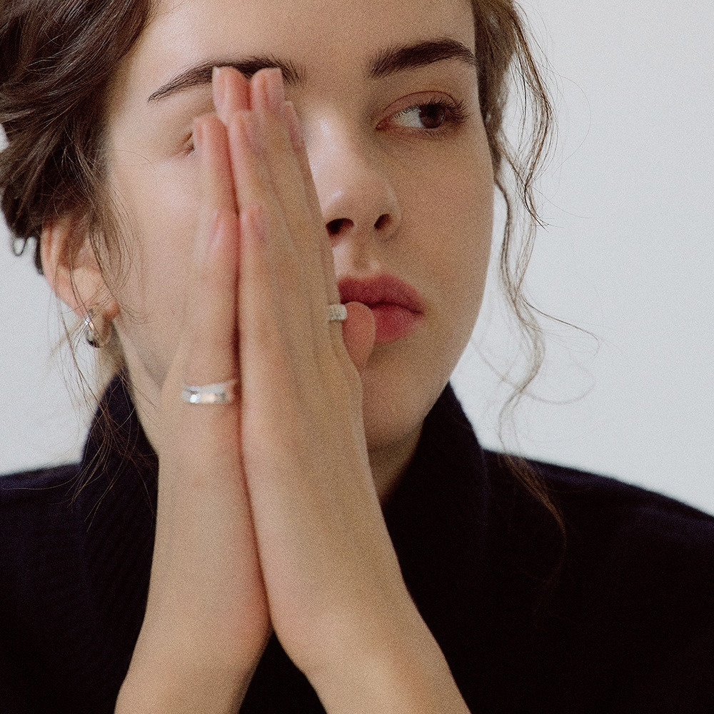 [silver 925] Big Bold Open Ring (SILVER) - HAGO(하고)