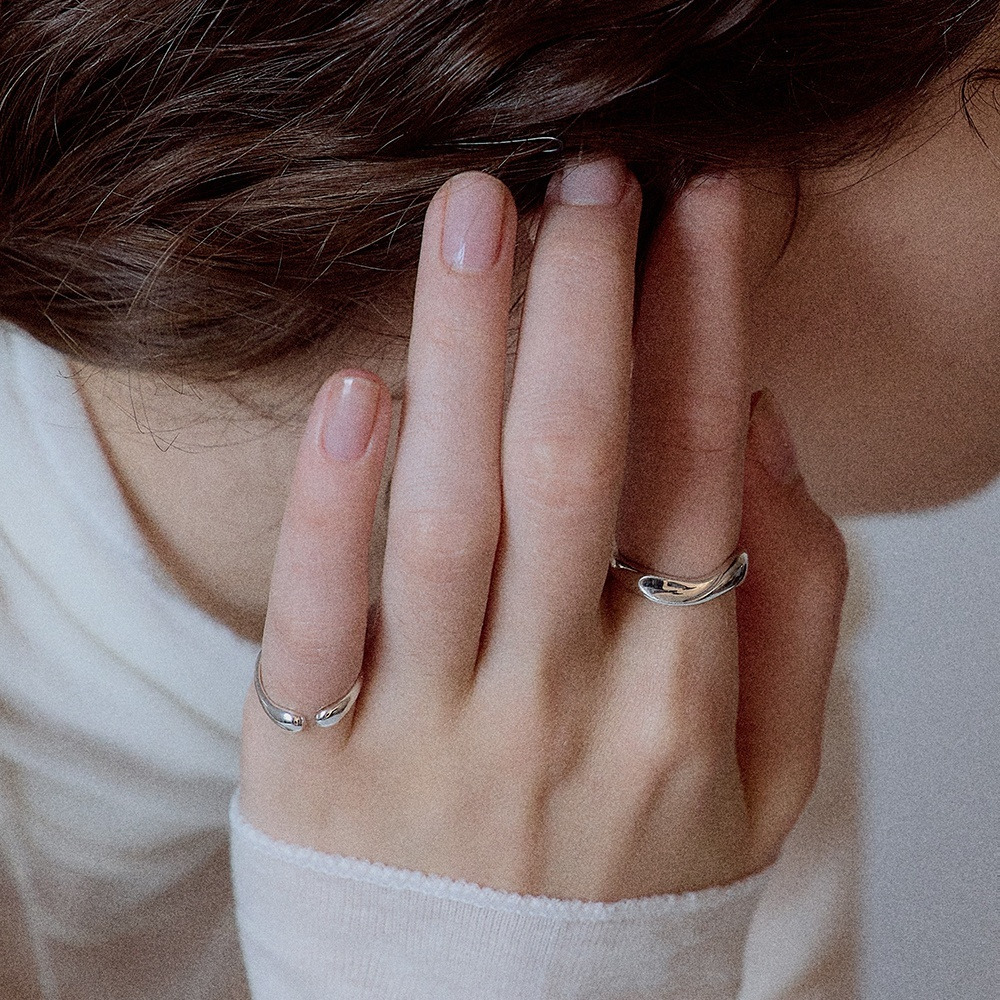 [silver 925] Dot Baby Ring (SILVER) - 하고(HAGO)