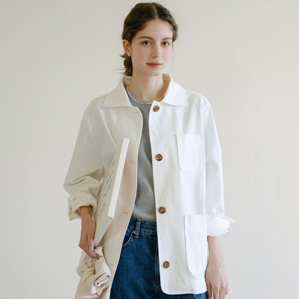Nora French Work Jacket_Ecru - 하고
