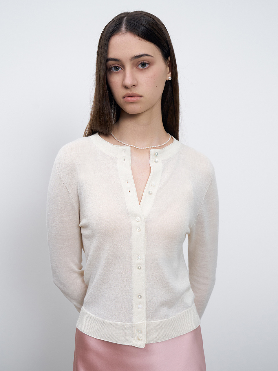 Twin Button Knit Cardigan - HAGO(하고)