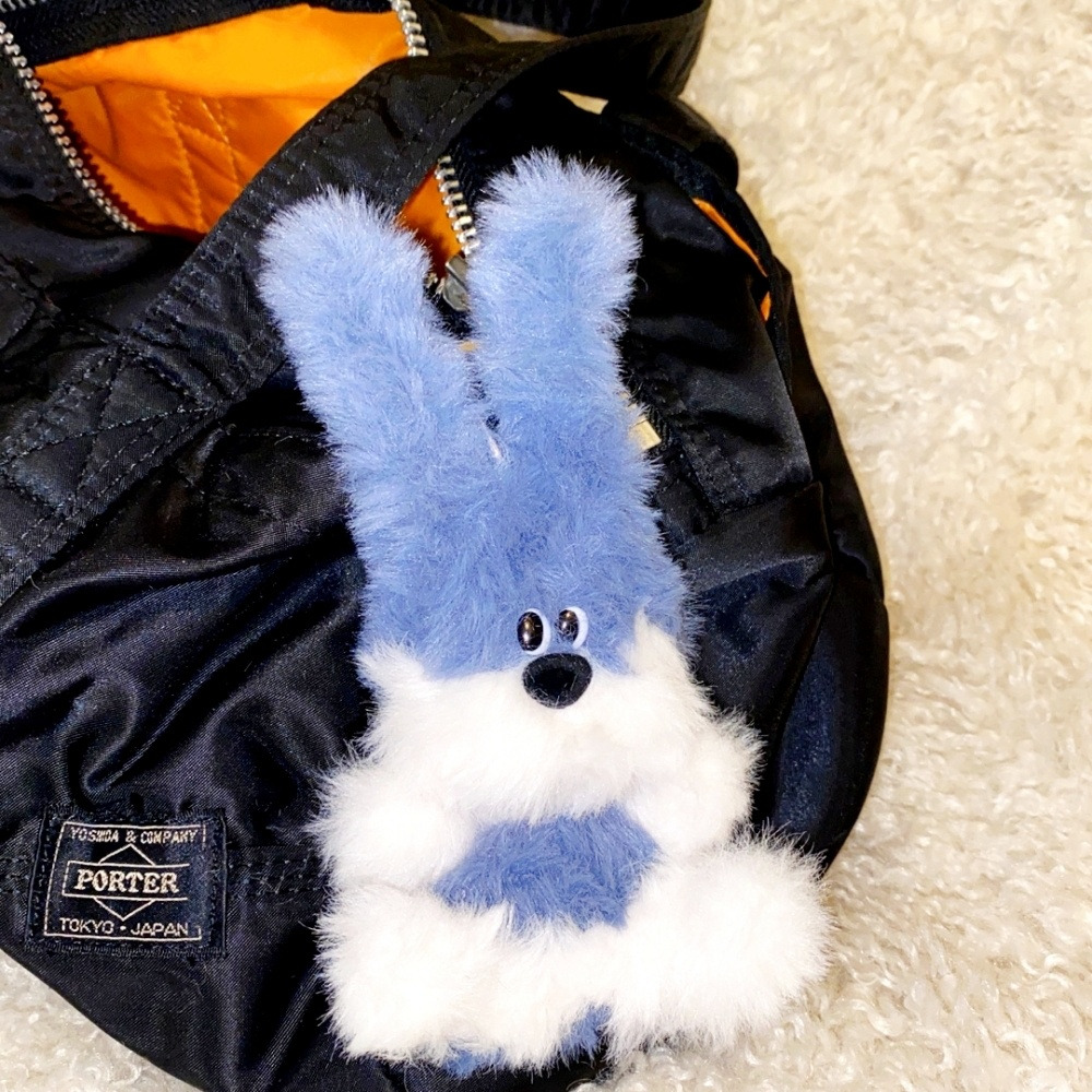 blue rabbit key ring - HAGO(하고)