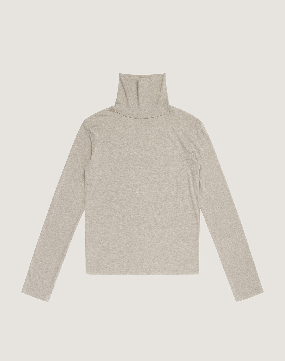 Wool Turtleneck (Warm Gray) - HAGO(하고)