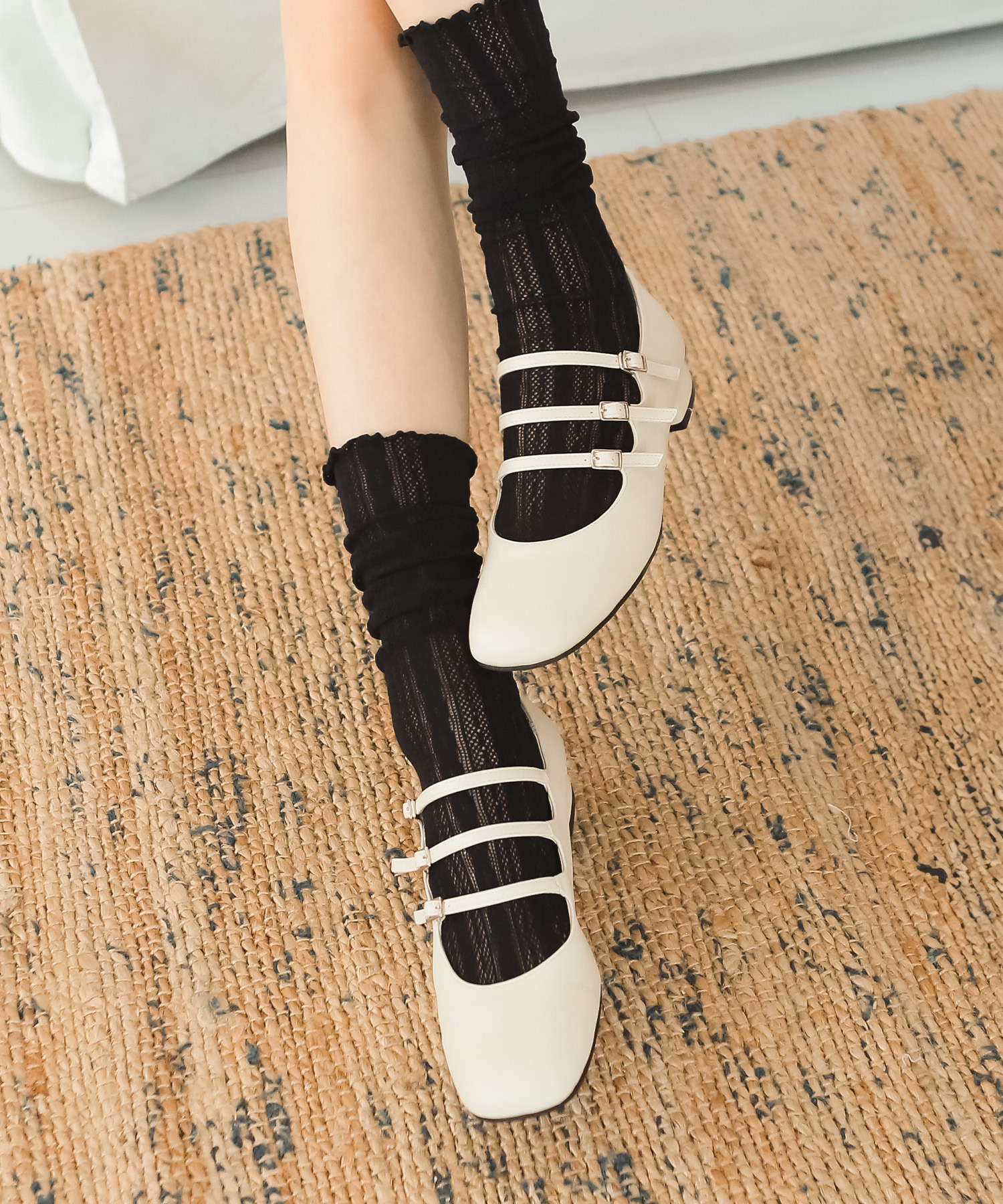 ctm3046 maryjane plain pumps _ 2colors - HAGO(하고)