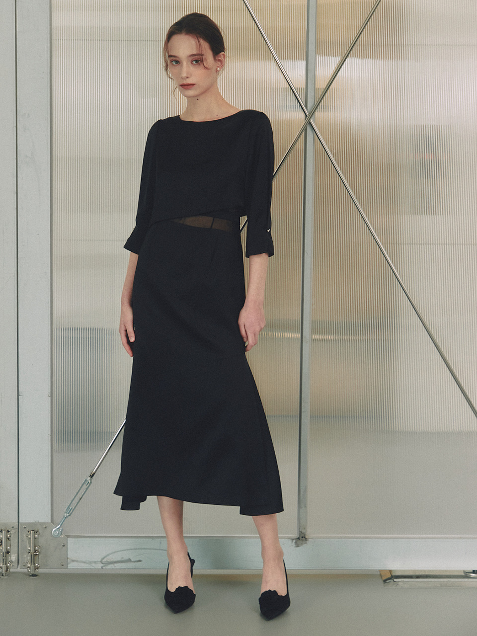 Kimberly / Cut-Out Dress - HAGO(하고)