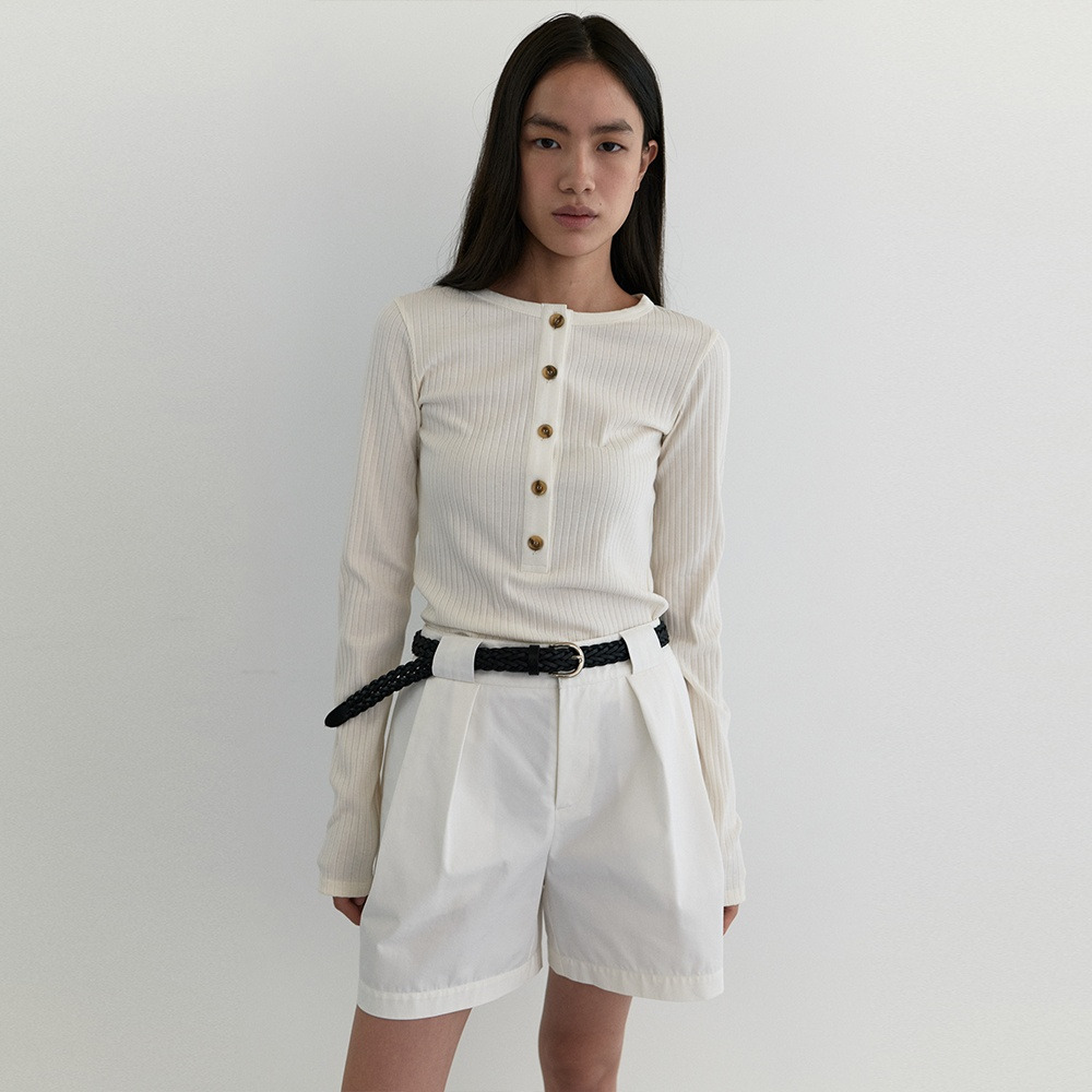 BERMUDA SHORTS_WHITE - HAGO(하고)