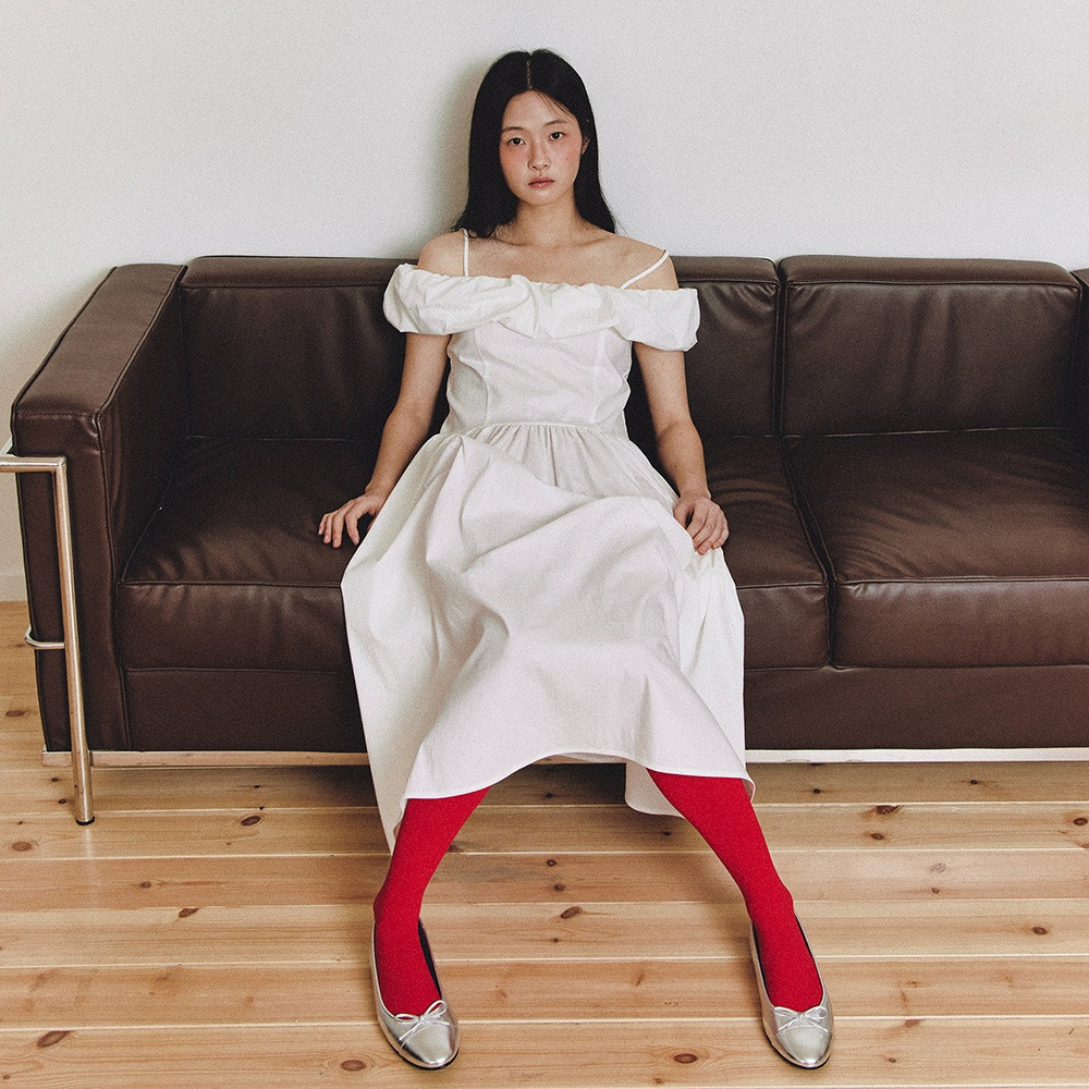Chouchou Sleeveless One-piece_white - HAGO(하고)