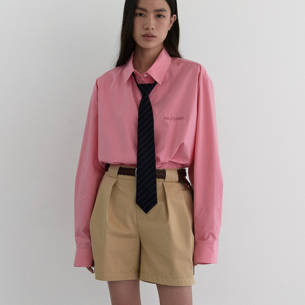 BASIC PAJAMA SHIRT_PINK - HAGO(하고)