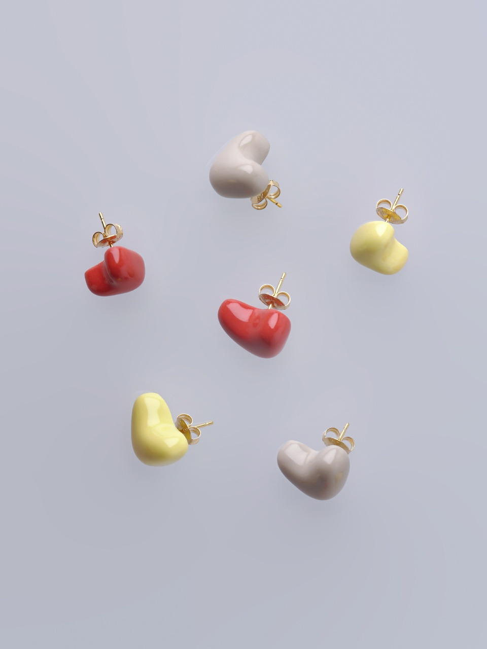 INCENSE HEART EARRING - HAGO(하고)