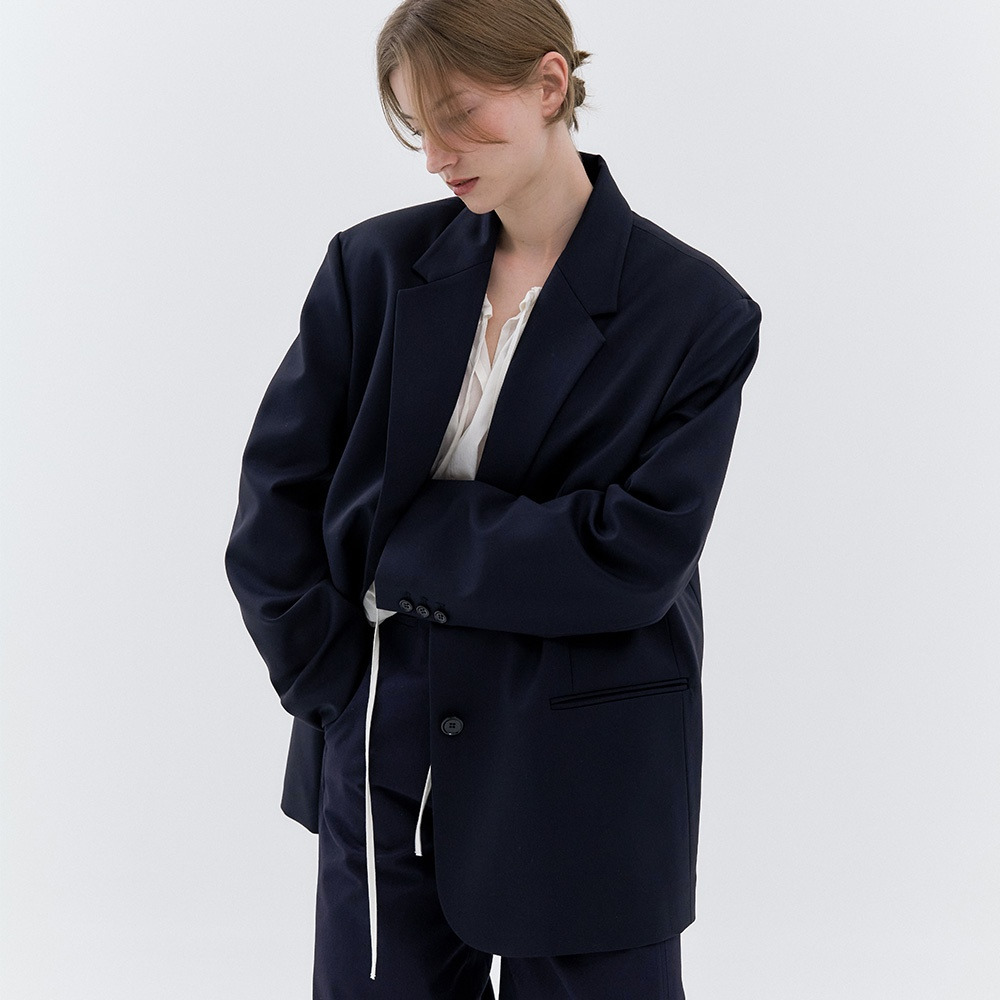 [3차] Lilibet Jacket (Navy) - HAGO(하고)