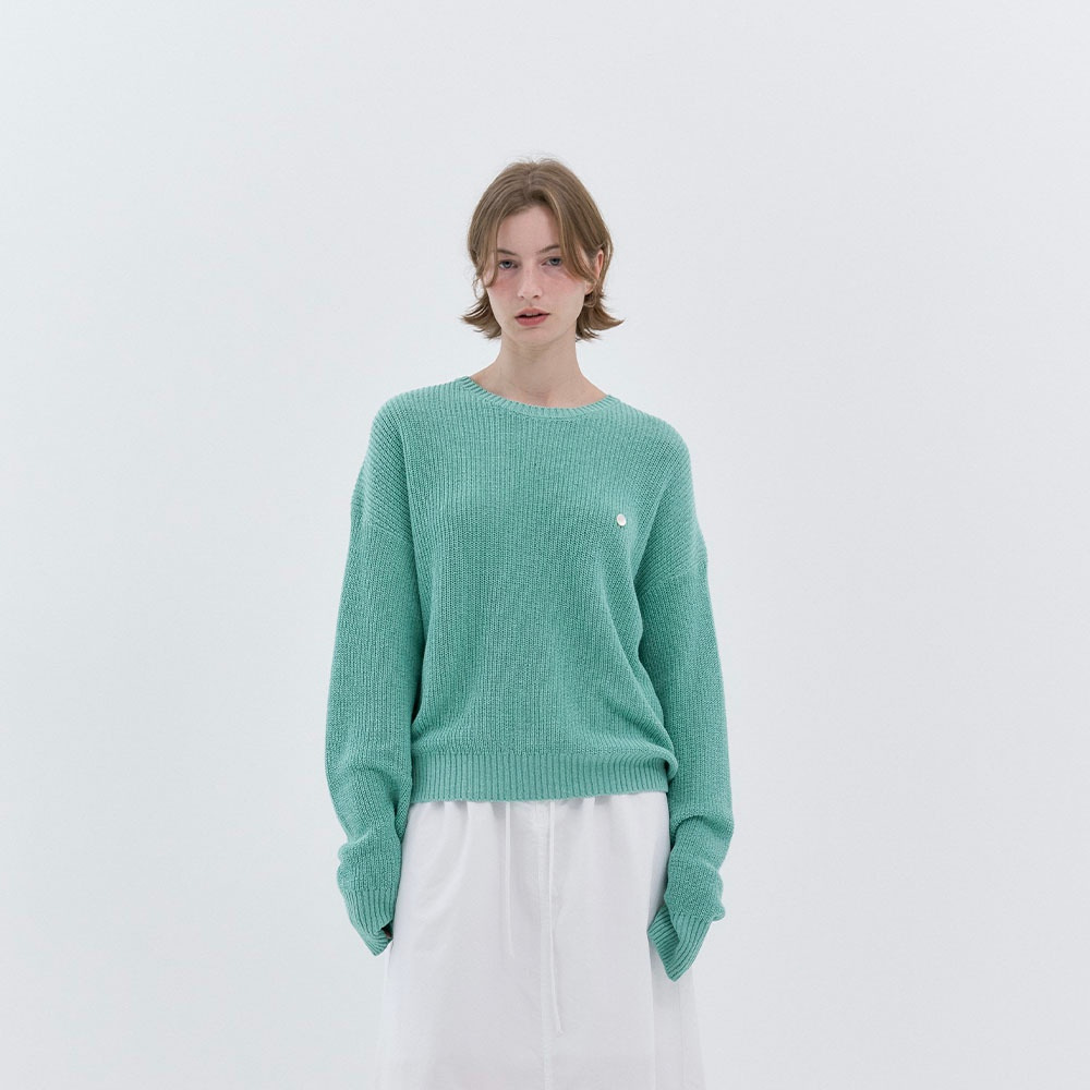 Colleen Round Neck Sweater (Mint) - 하고