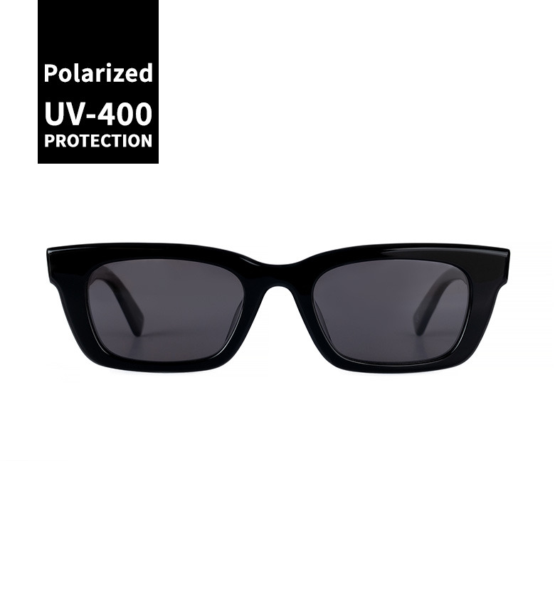 [Irvine Black] 스트릿 캐주얼 선글라스 UV 편광 렌즈 - HAGO(하고)