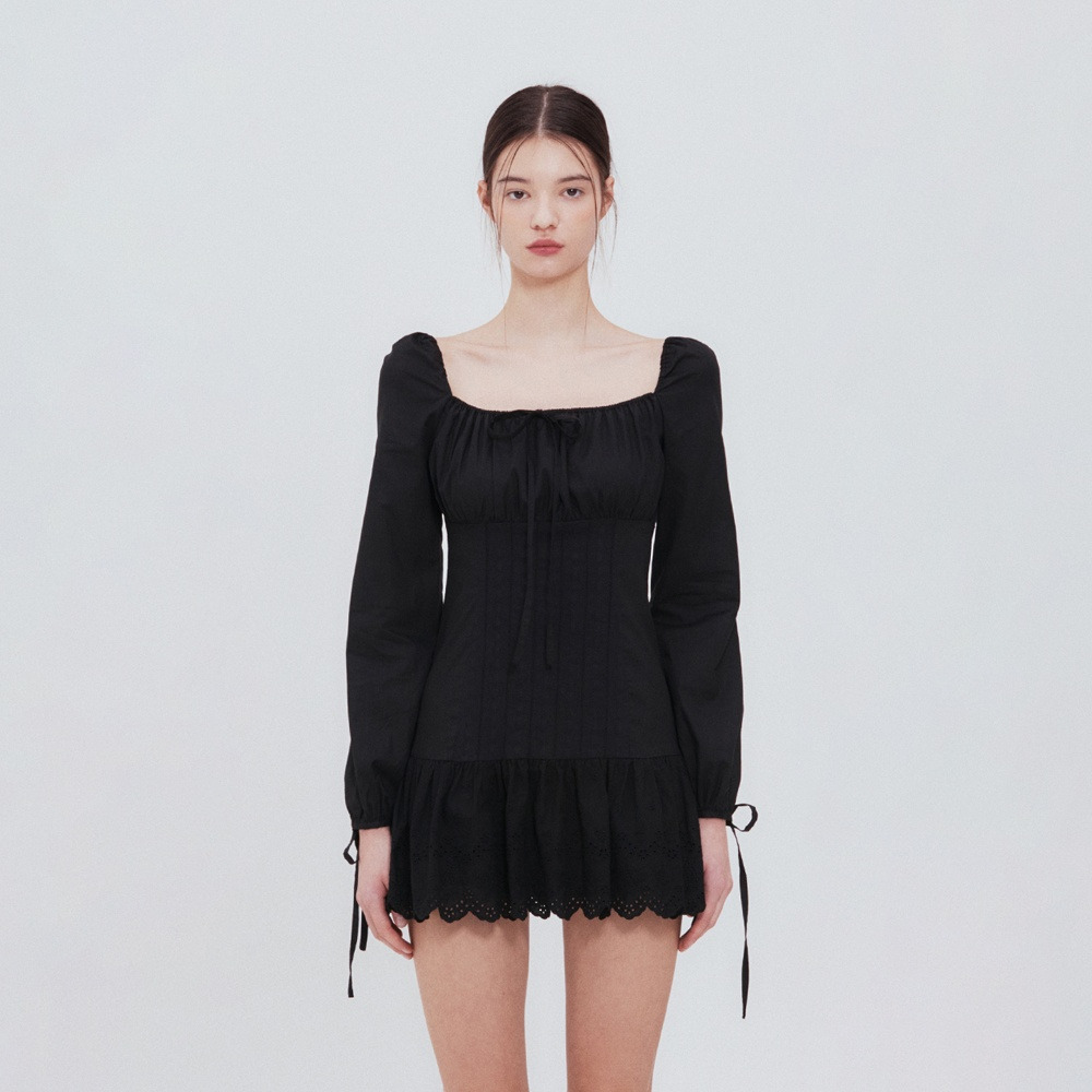 Riri dress (Black) - 하고