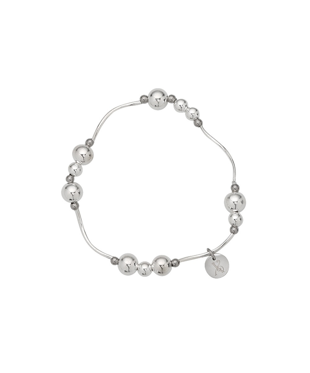 SILVER BALL BRACELET l SILVER - HAGO(하고)