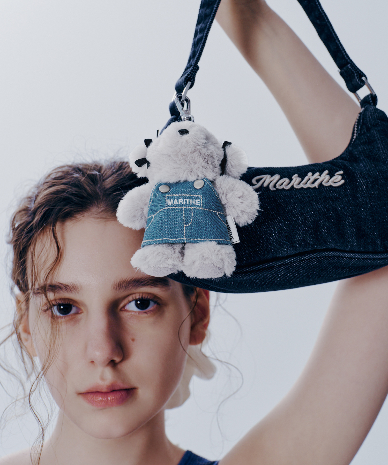 MARI KEYRING light gray - 하고