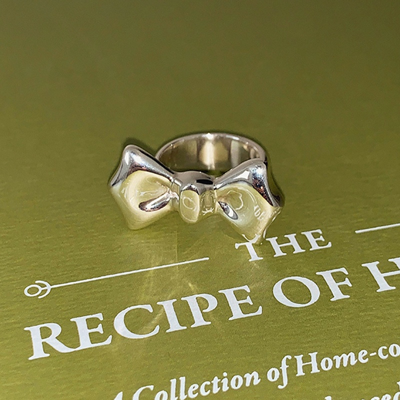 Sweet ribbon ring (Silver) - HAGO(하고)