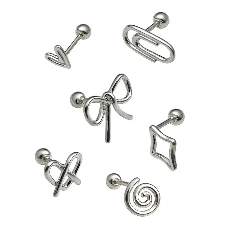 [Silver ver.] Fruit doodle piercing - 2 - HAGO(하고)