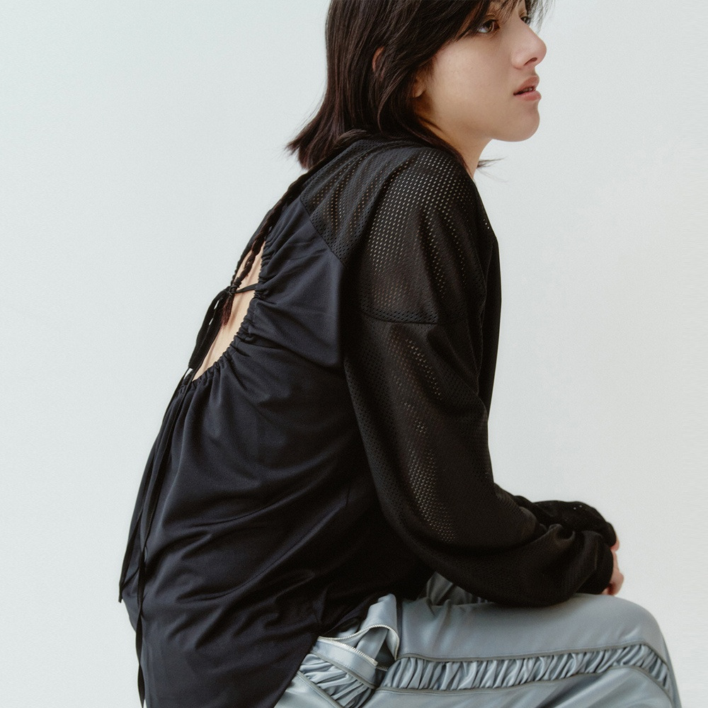 G_BACK POINT FOOTBALL T-SHIRT / BLACK [Restock] - HAGO(하고)