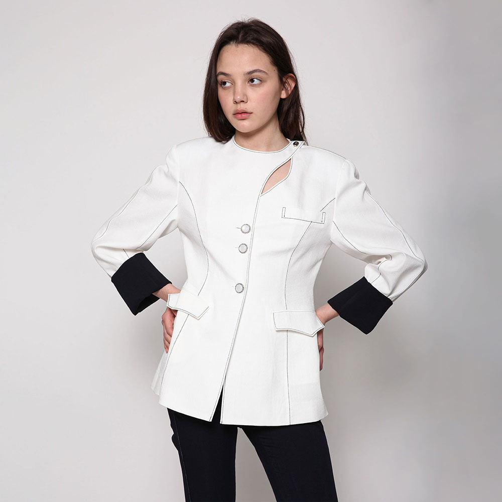 Sloane Jacket _ White - HAGO(하고)