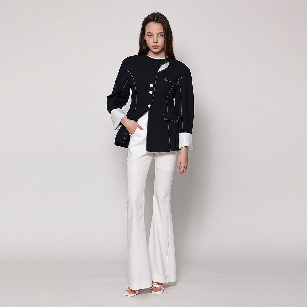 Sloane Jacket _ Navy - 하고(HAGO)