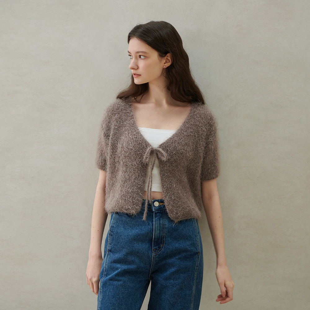 Sane Front Strap Cardigan - 하고