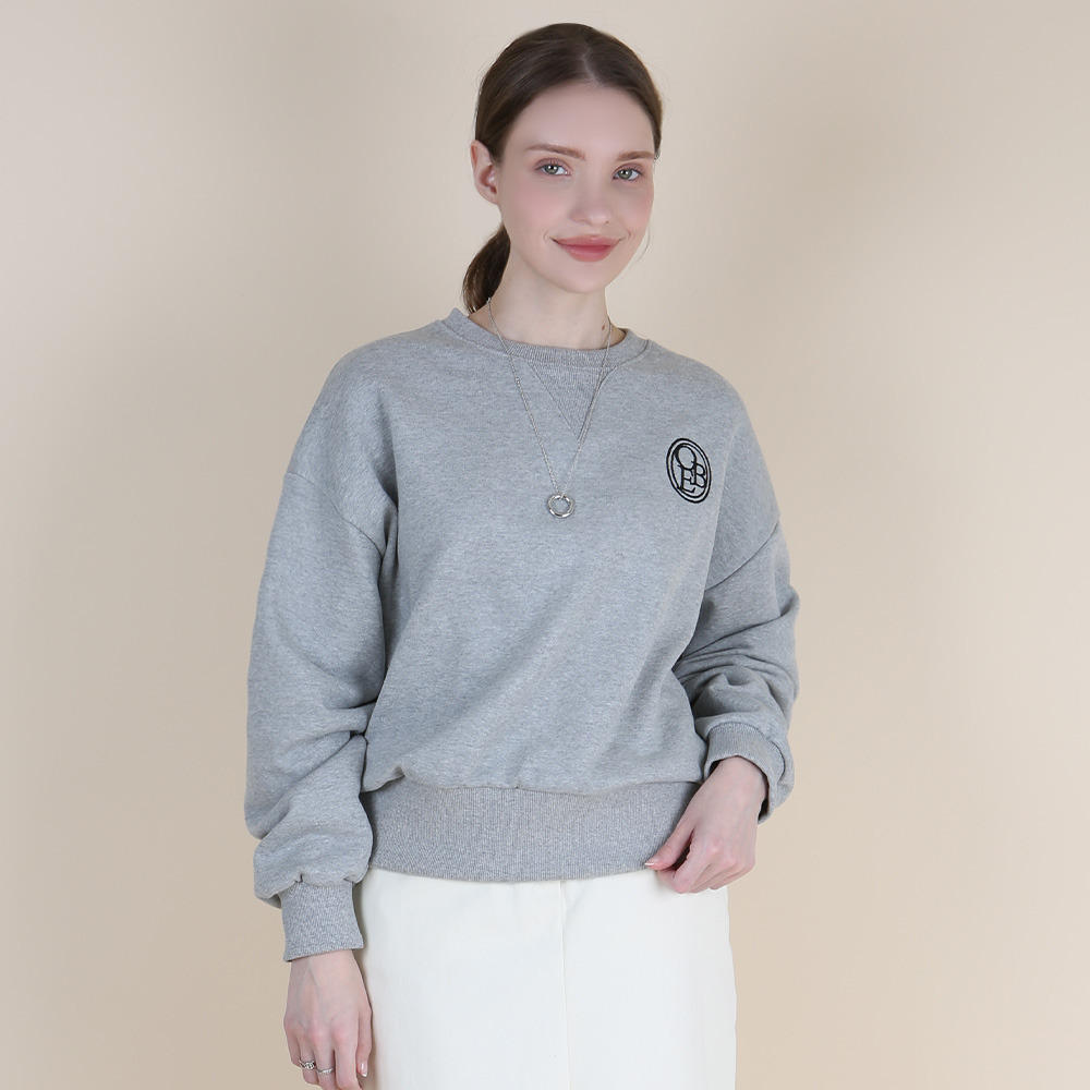 [에잇컨셉] 오브 자수 맨투맨(3color) - HAGO(하고)