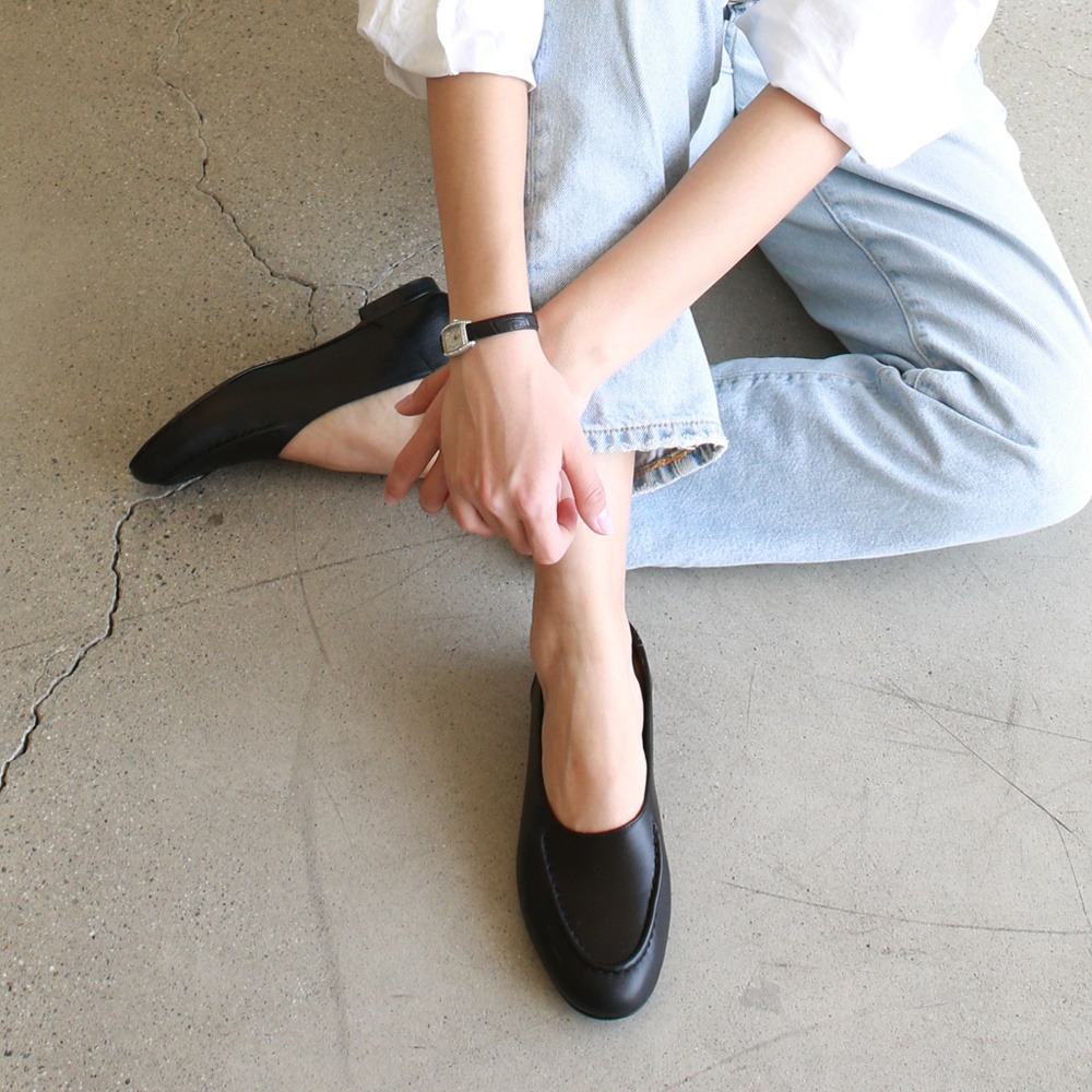 Jane easy loafer_black - 하고(HAGO)