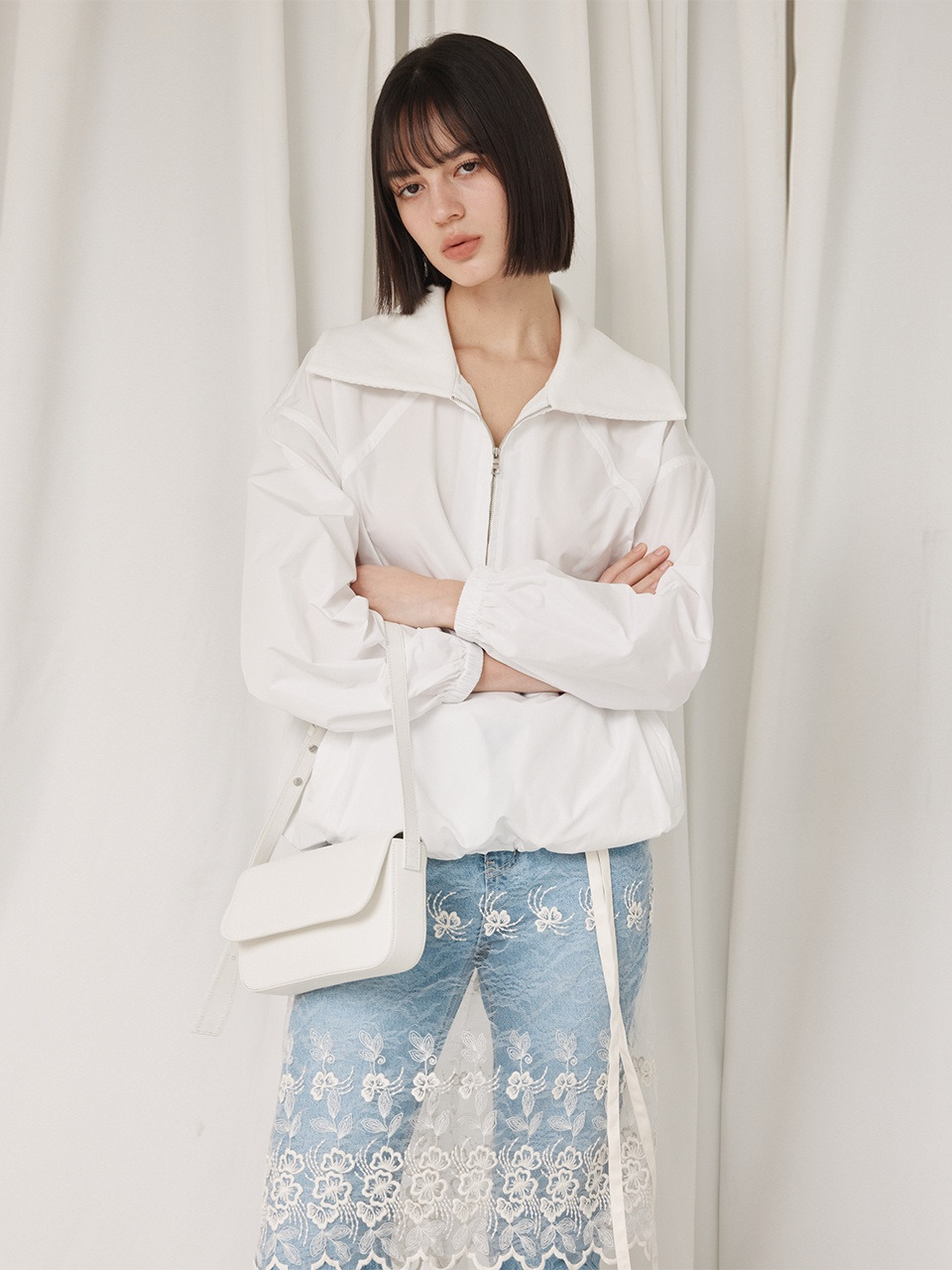 OVERFIT RIB TOP - WHITE - HAGO(하고)