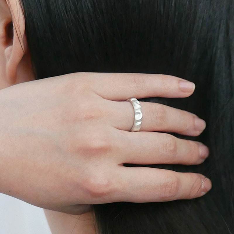 SHIR RING 03 (SOFT-SILVER) - HAGO(하고)