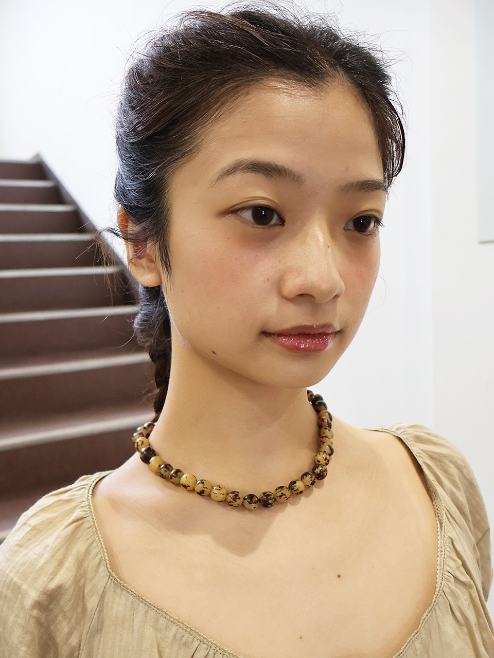 Mochoto Necklace Ficus Religiosa Yellow - HAGO(하고)