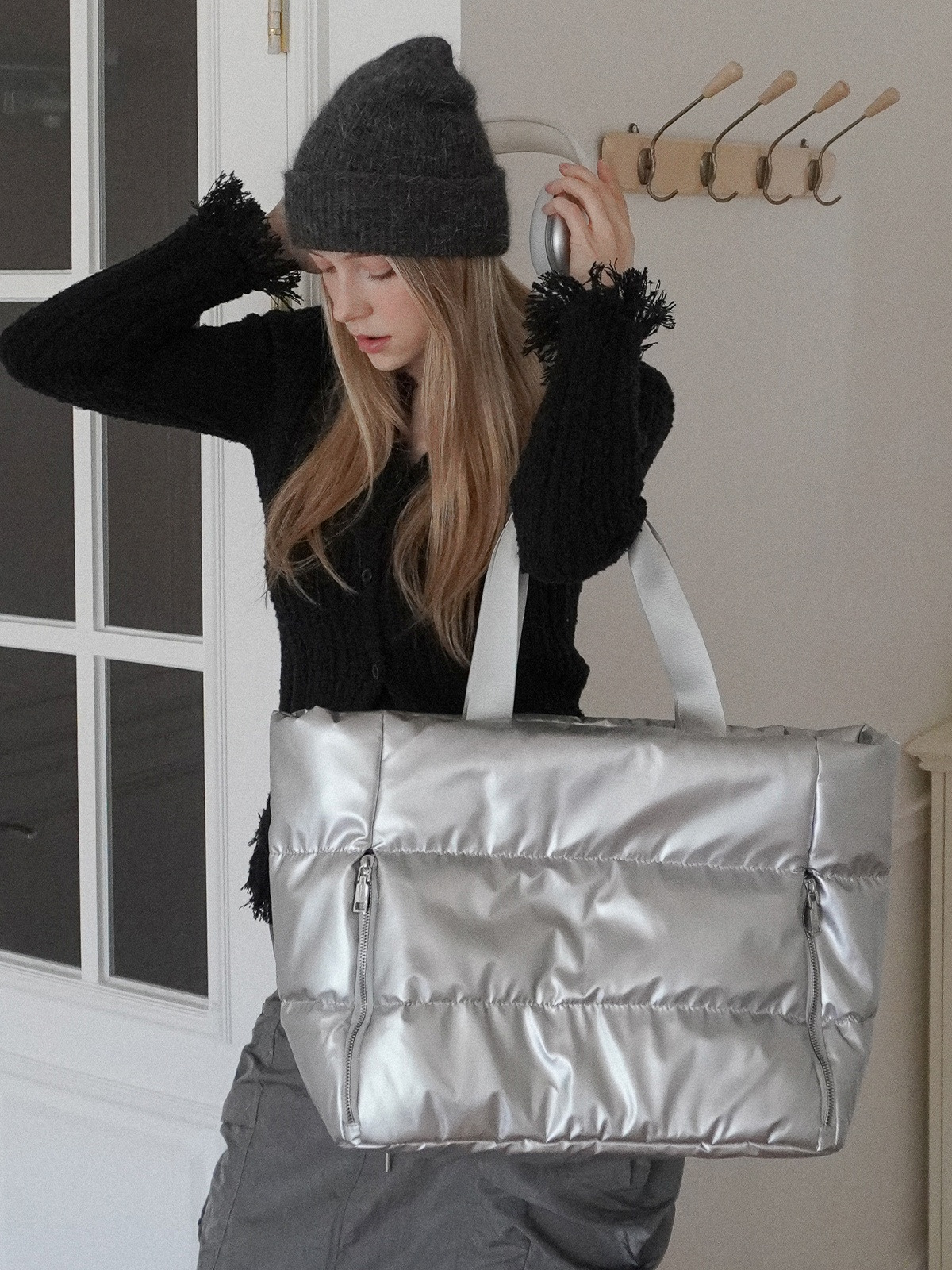 Clody bag_silver - HAGO(하고)