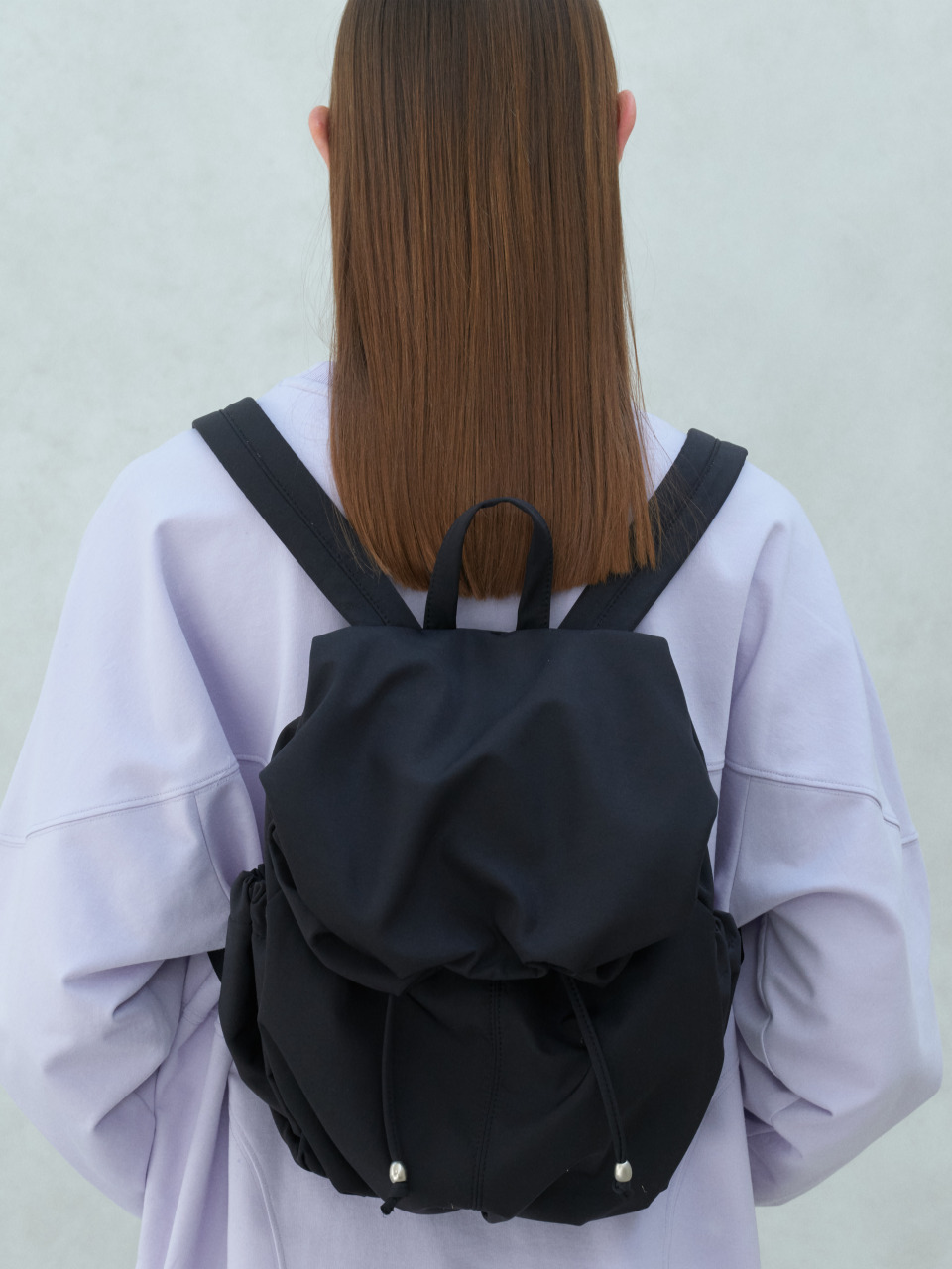 Blooming Mini Backpack_Black - 하고(HAGO)
