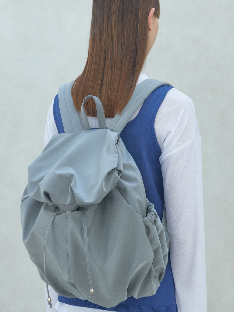 Blooming Backpack_Gray - HAGO(하고)