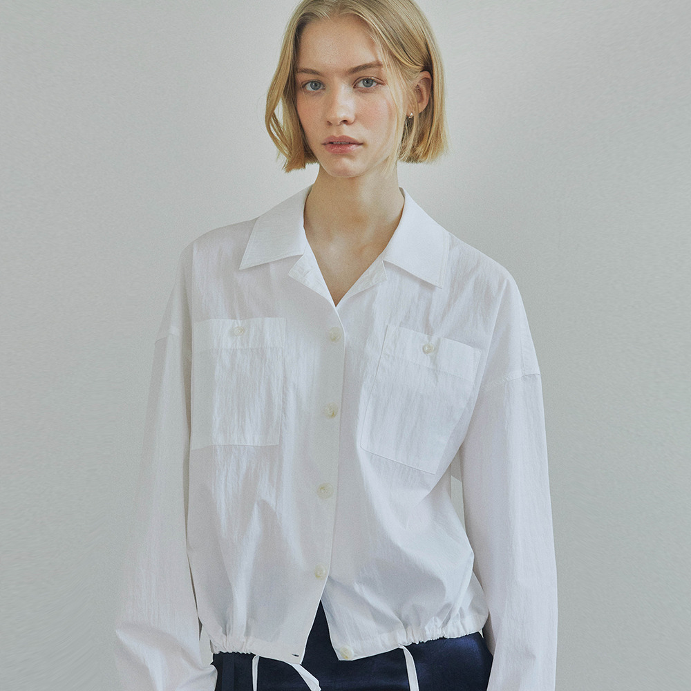 STRING SHIRTS JUMPER / WHITE - 하고