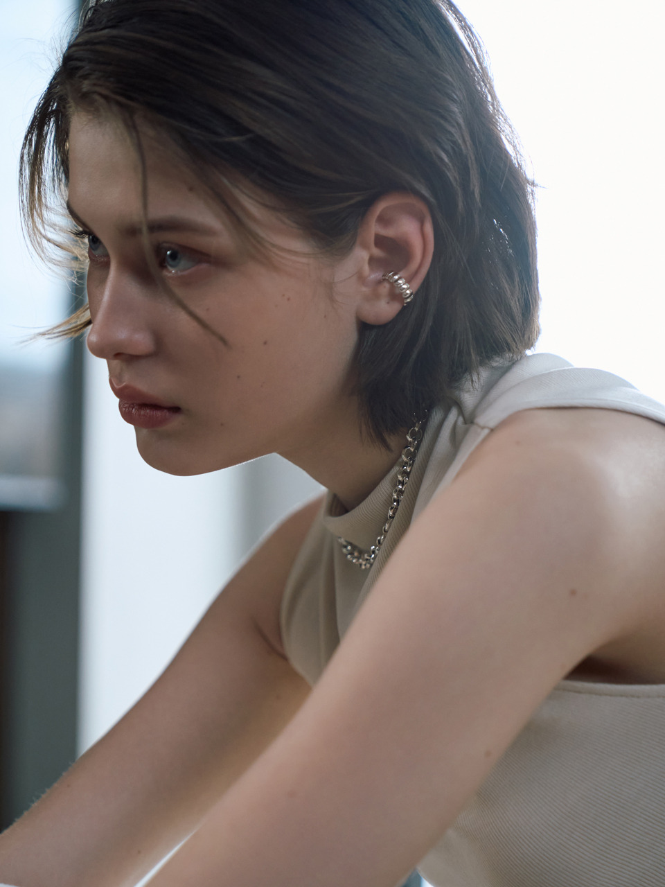 ribbed ear cuff Ⅱ - HAGO(하고)