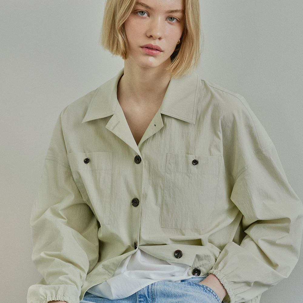 STRING SHIRTS JUMPER / LIGHT KHAKI - HAGO(하고)