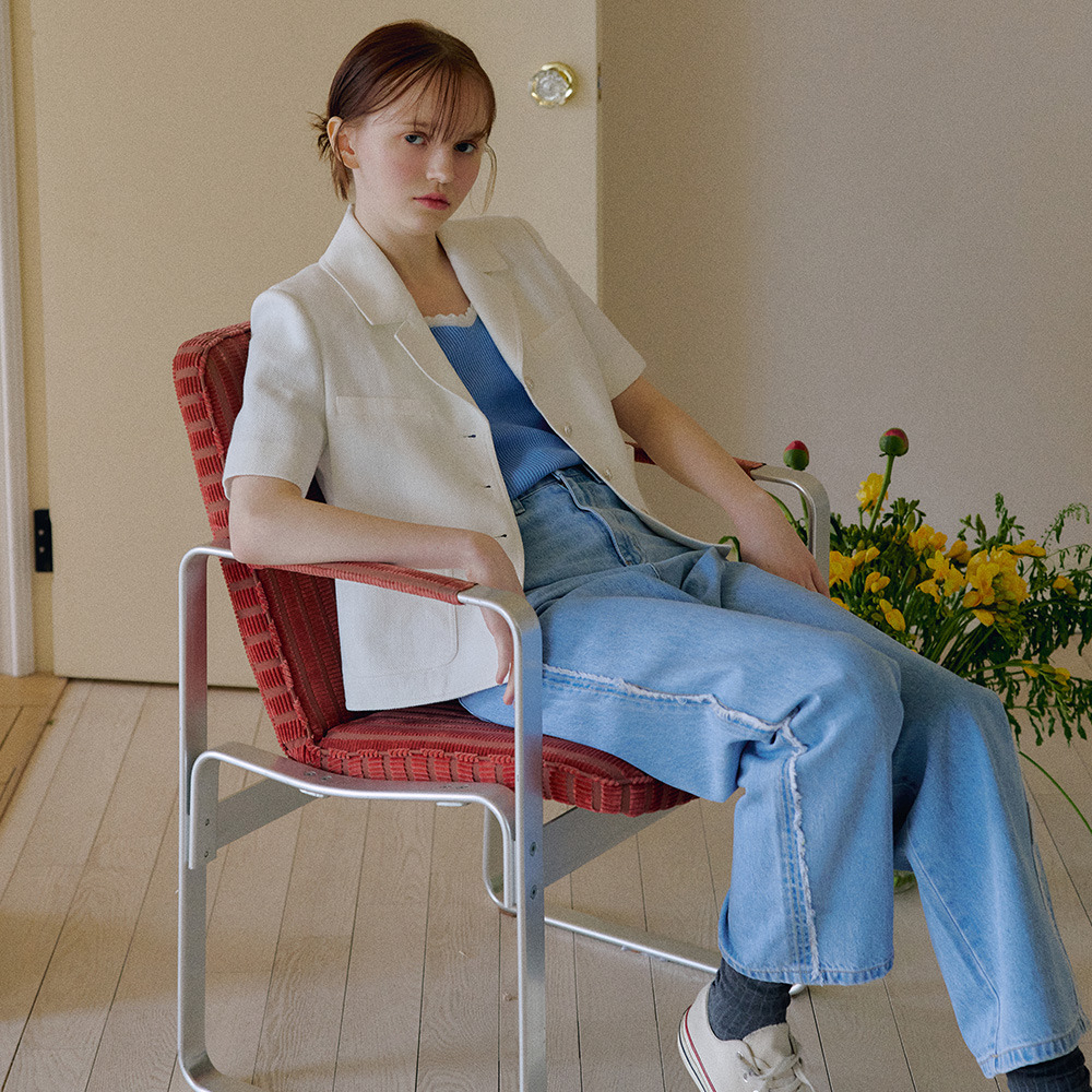 Fringe Washing Denim Pants VC2433DN305M - HAGO(하고)
