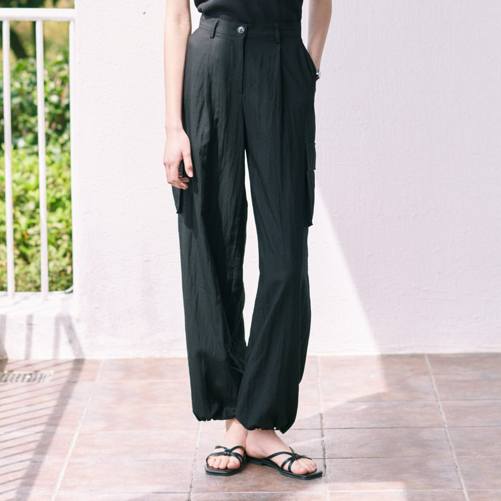 String Cargo Pants_2color - HAGO(하고)