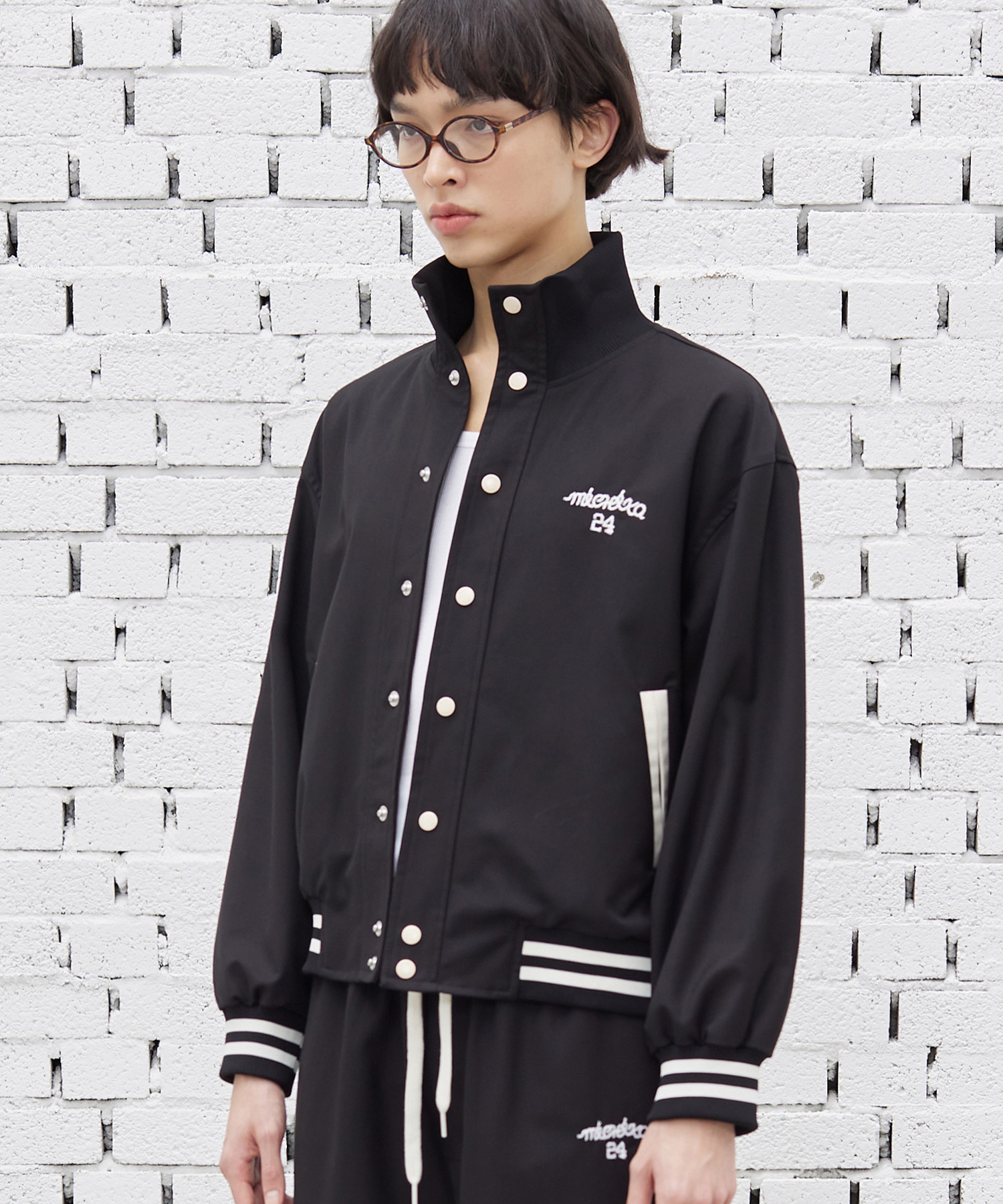 HIGH NECK VASITY JACKET BLACK_UNISEX - 하고