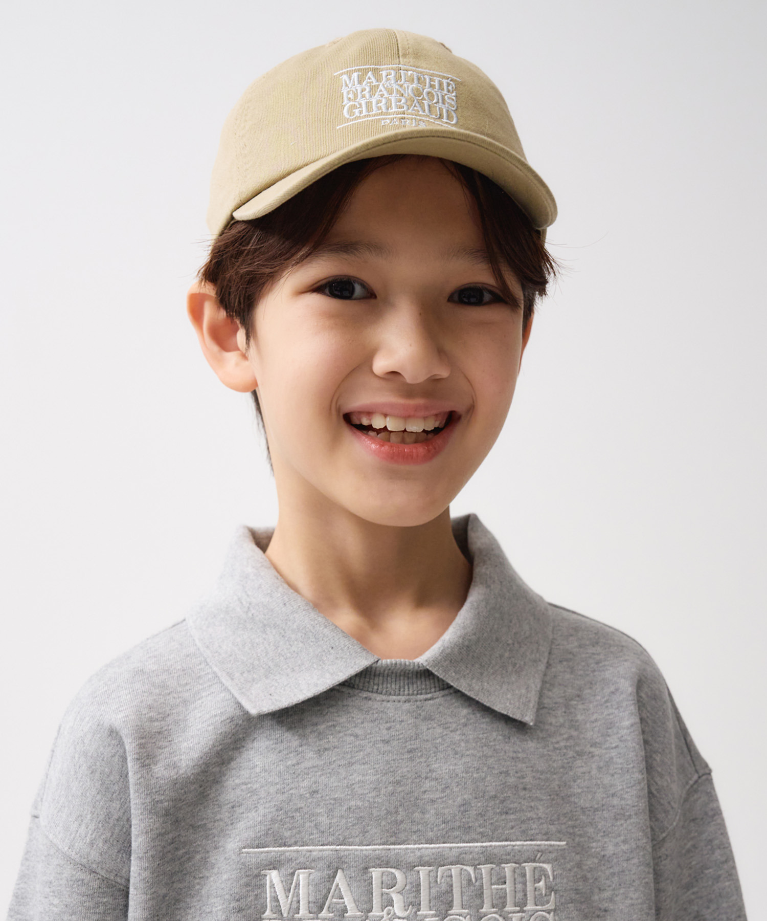 KIDS CLASSIC LOGO CAP beige - HAGO(하고)