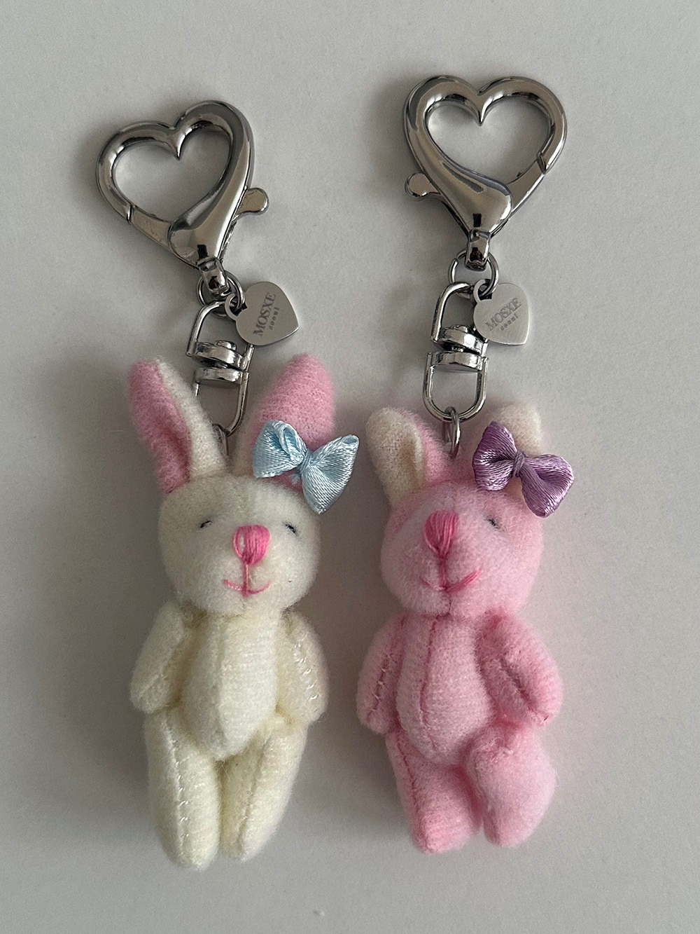 [Hand made] Little rabbit key ring (2color) - HAGO(하고)
