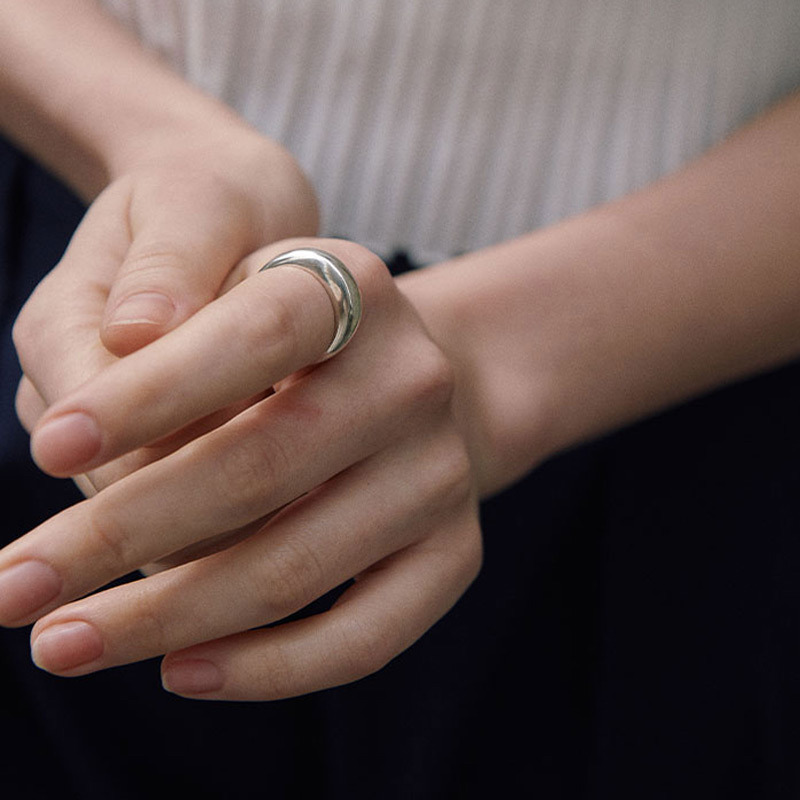 Cinq.silver.206 / fin soar ring - 하고(HAGO)