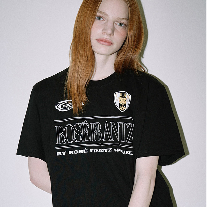 Football Logo Tee [Black] - HAGO(하고)